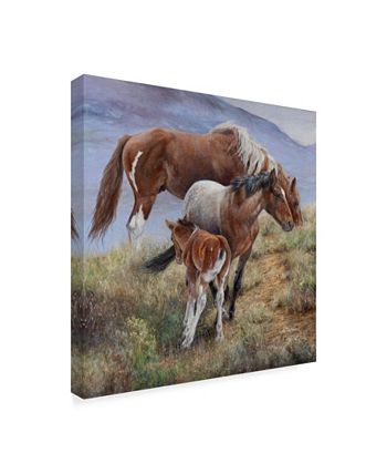 Trademark Global Lee Mitchelson 'Family Ties The American Mustang ...