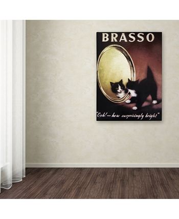 Trademark Global Vintage Apple Collection 'Brasso' Canvas Art - 14" x ...