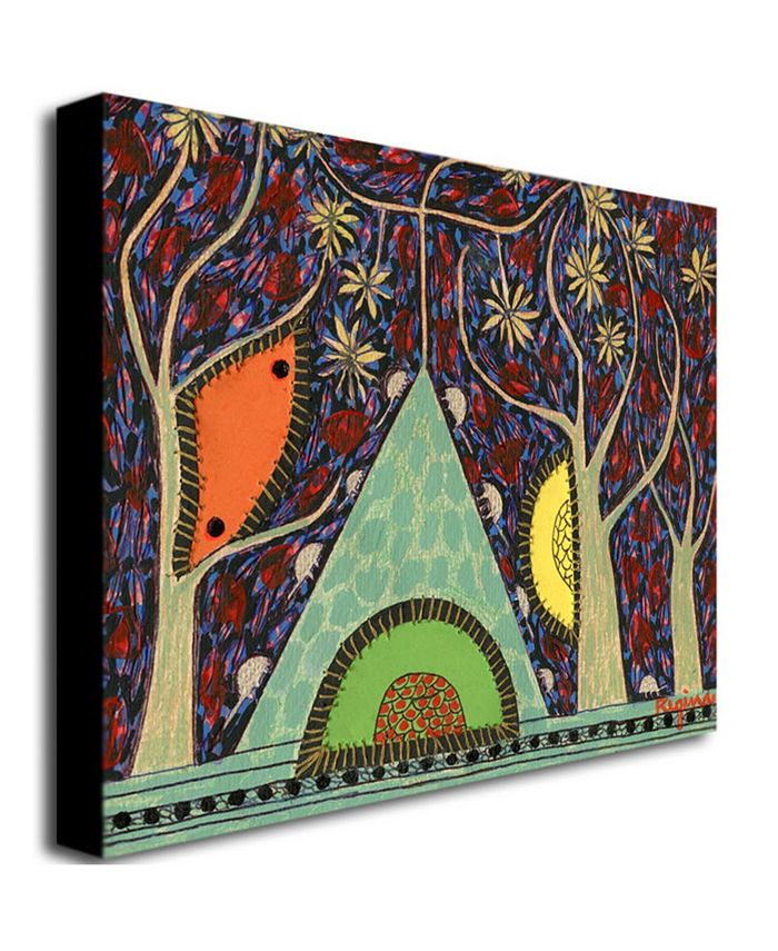 Trademark Global Regina 'Sobre la Montana el Arbol' Canvas Art - 32" x ...