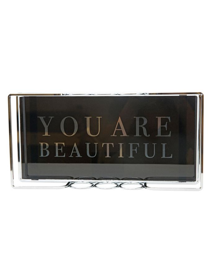 Elle Decor Elle Décor "You Are Beautiful" Vanity Tray - Macy's