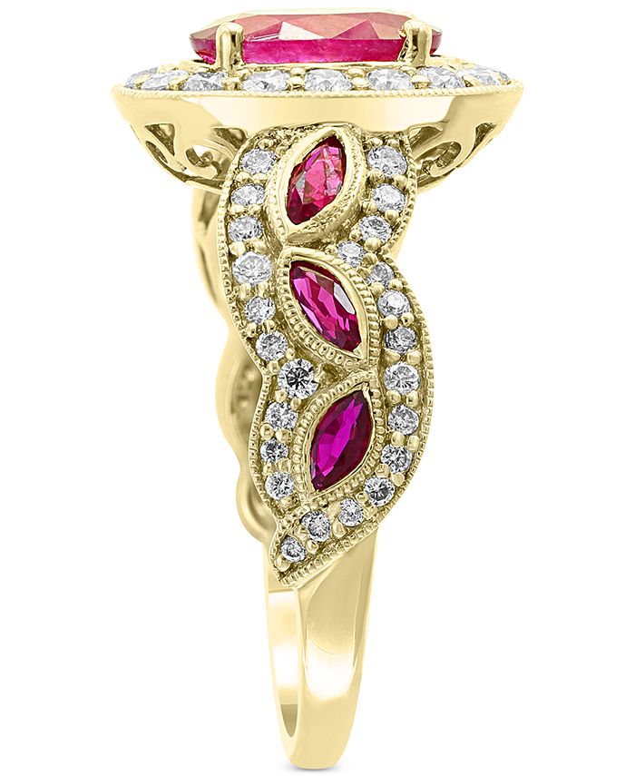 EFFY Collection EFFY® Ruby (2 ct. t.w.) & Diamond (1/2 ct. t.w.) Ring ...