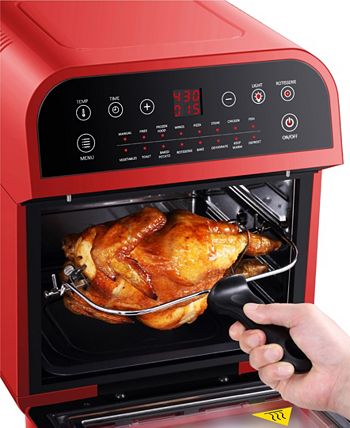 GoWISE USA 12.7-Qt 15-in-1 Air Fryer Oven with 10 Accessories - Macy's