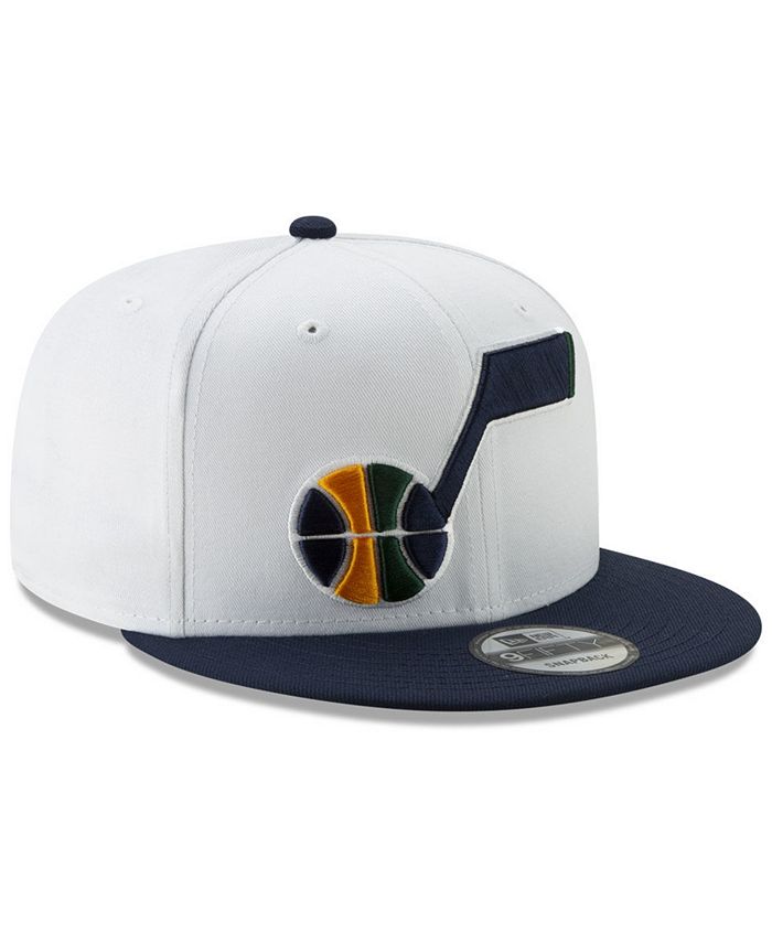 New Era Utah Jazz White XLT 9FIFTY Cap - Macy's