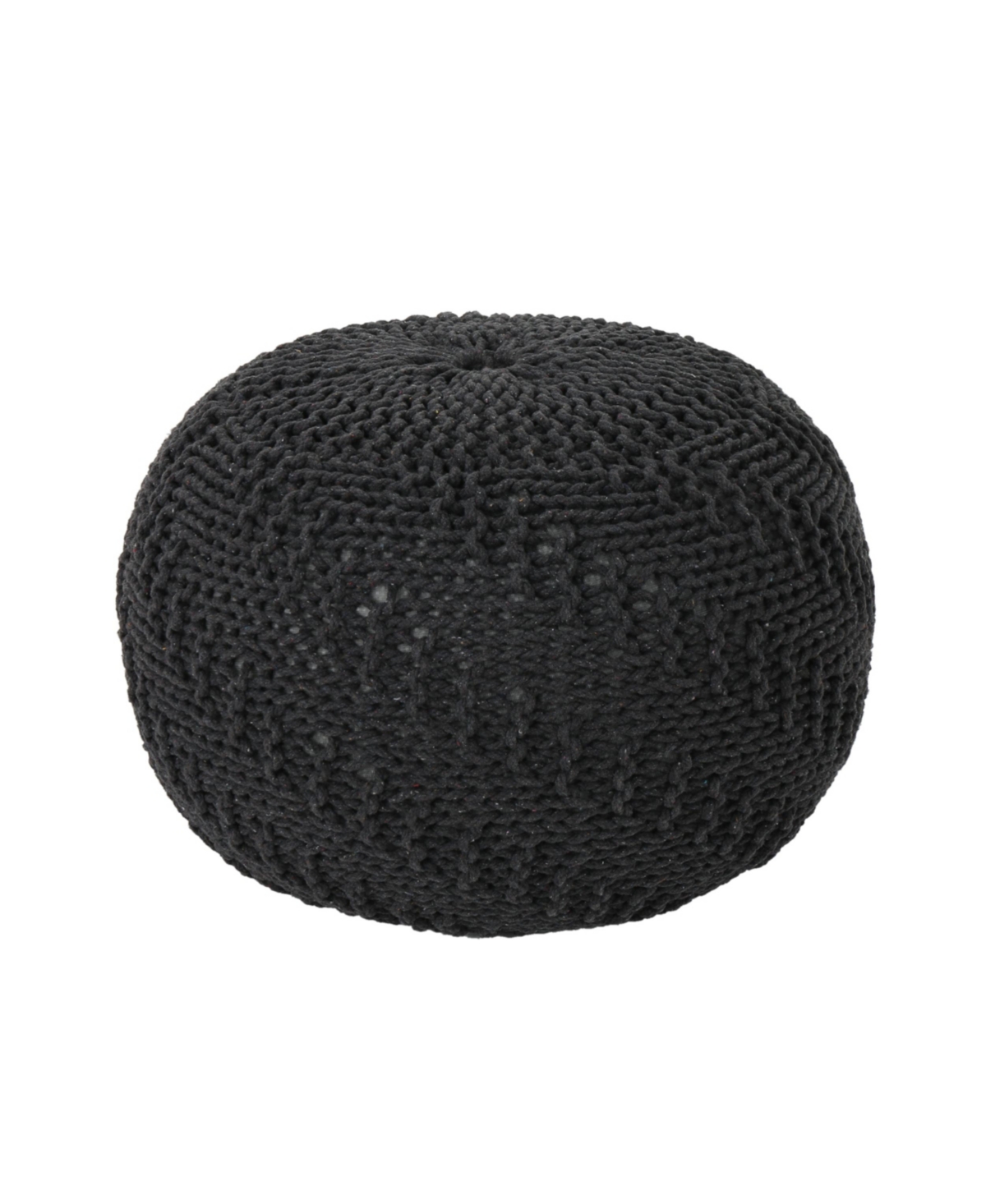Click here for Hershel Pouf - Dark Grey prices
