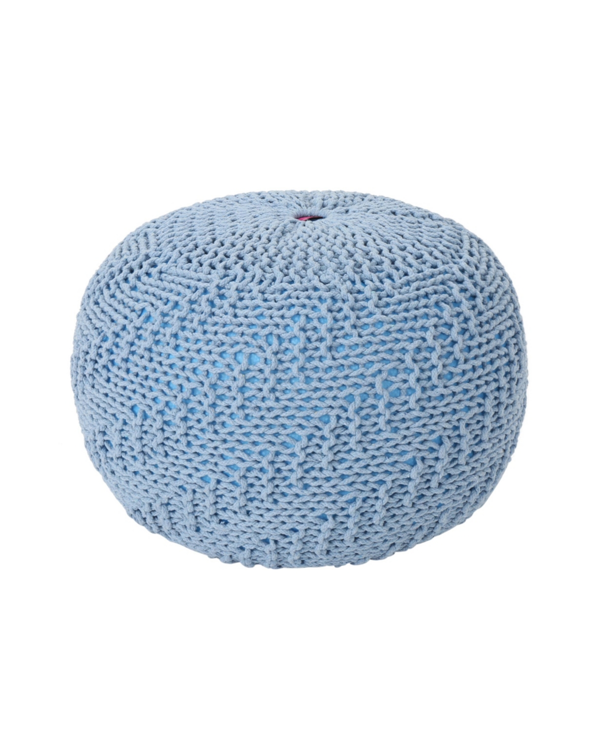 Click here for Hershel Pouf - Teal prices