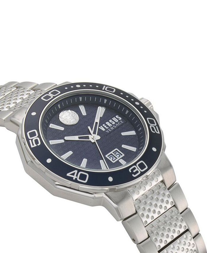 Versus by Versace Versus Men's Silver Bracelet Watch 24mm - Macy's