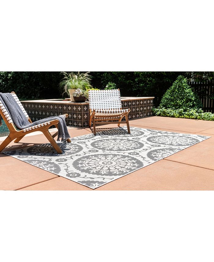 Bayshore Home Pashio Pas5 Gray 3' 3" x 5' Area Rug - Macy's