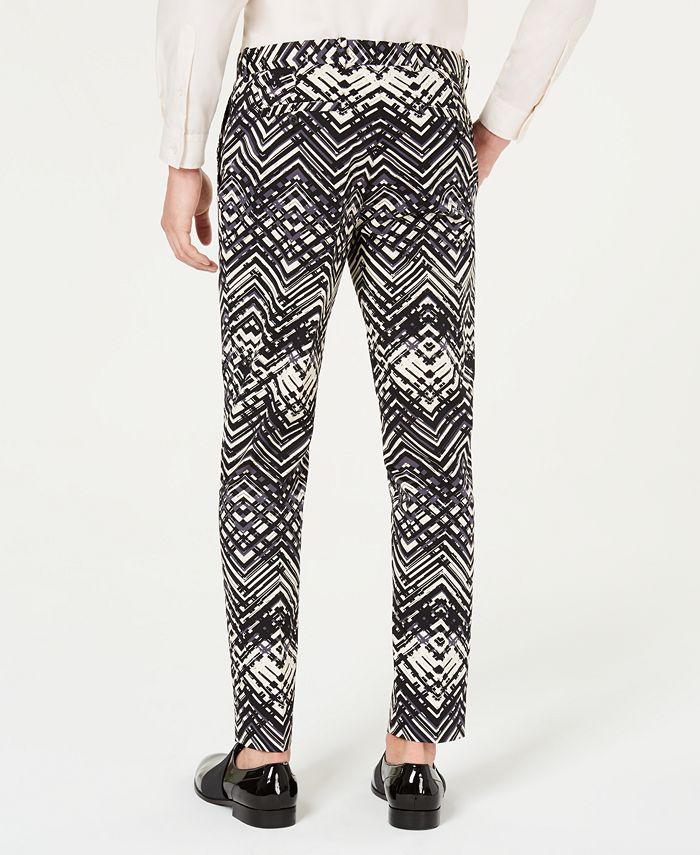 INC International Concepts Men's Slim-Fit Abstract Print Pants, Created ...