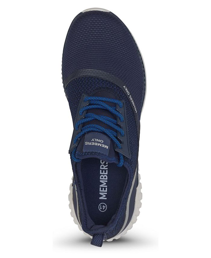 Members Only Men's Knit Sock Fashion Sneaker - Macy's