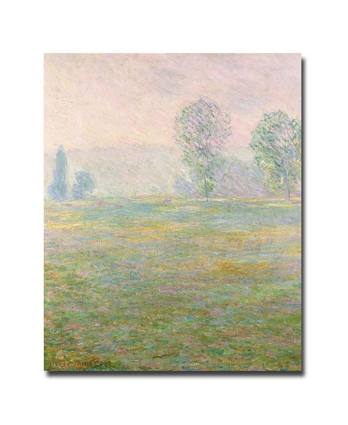 Trademark Global Claude Monet 'Meadows in Giverny, 1885' Canvas Art ...