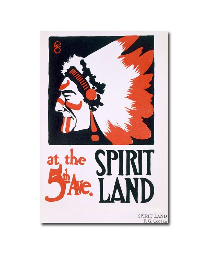 Trademark Global FG Cooper 'Spirit Land' Canvas Art - 47" x 30 ...