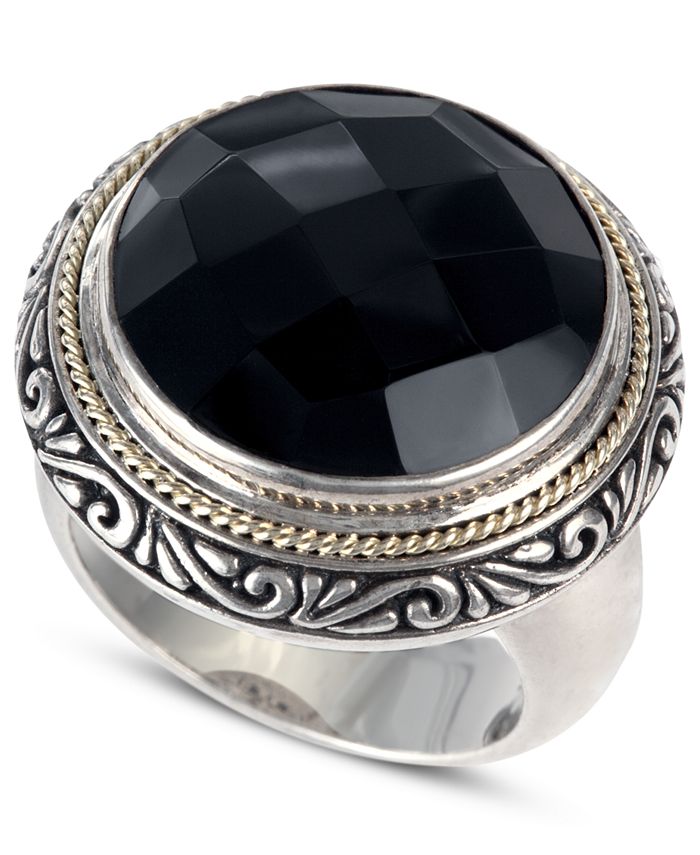 EFFY Collection Balissima by EFFY® Onyx Circle Ring (12-9/10 ct. t.w ...