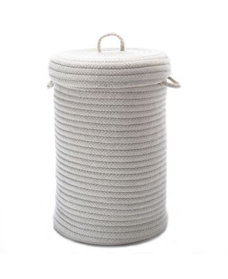 Colonial Mills Wool Blend Braided Hamper with Lid - Macy's