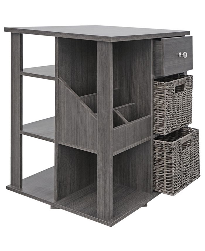 Gallerie Décor All in One Revolving Side Table, Quick Ship - Macy's