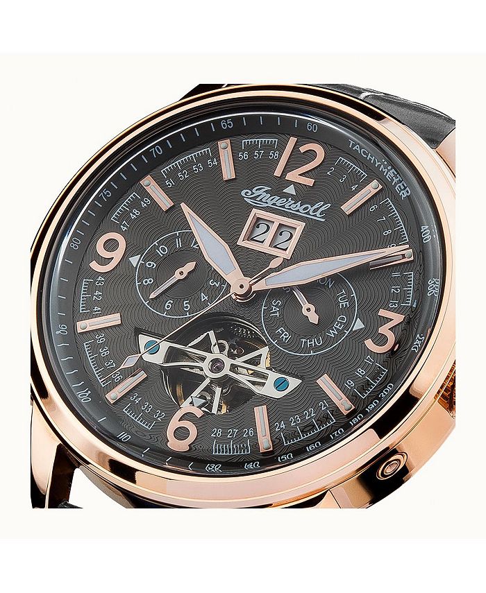 Ingersoll Regent Automatic Chronograph with Rose Gold IP Stainless ...