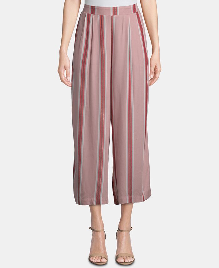 ECI Striped Wide-Leg Pants - Macy's