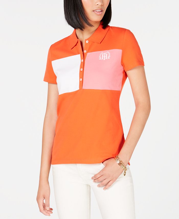 Tommy Hilfiger Colorblocked Polo Shirt, Created for Macy's - Macy's