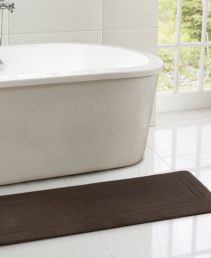 VCNY Home Verona 24" x 60" Memory Foam Bath Runner - Macy's