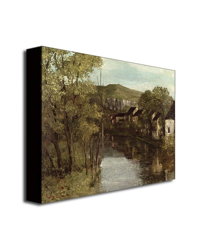 Trademark Global Gustave Courbet 'the Refection of Ornans' Canvas Art ...