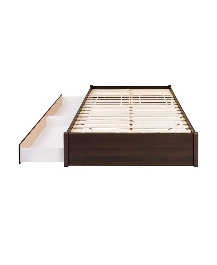 Prepac Queen Select 4-Post Platform Bed with 2 Drawers - Macy's