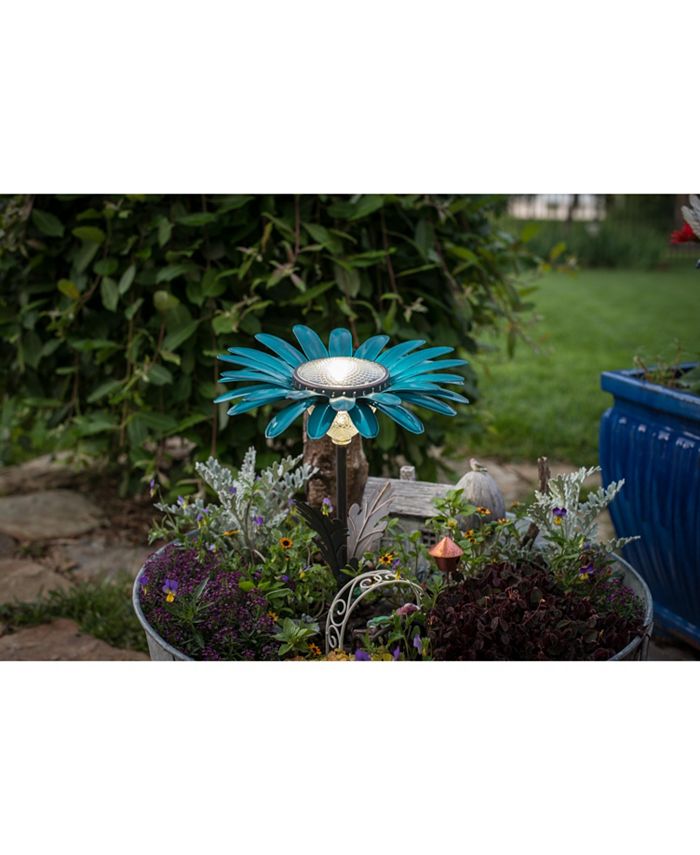 Desert Steel Daisy LED Solar Garden Light - Macy's