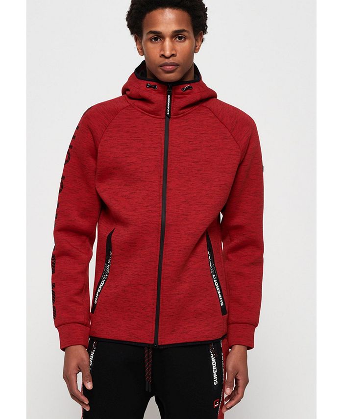 Superdry Gym Tech Stretch Zip Hoodie - Macy's