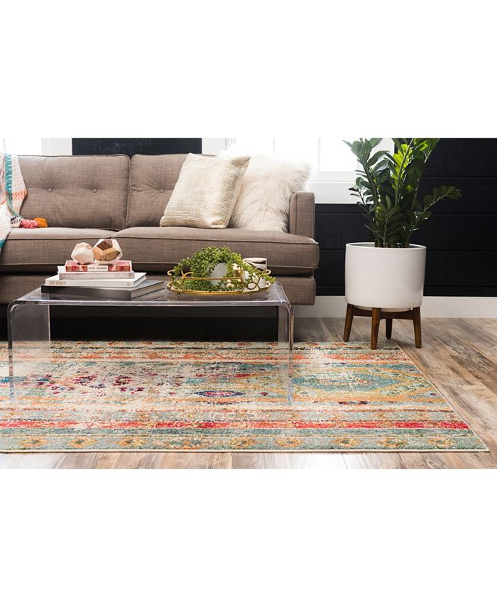 Bayshore Home CLOSEOUT! Arcata Arc1 5' x 8' Area Rug - Macy's