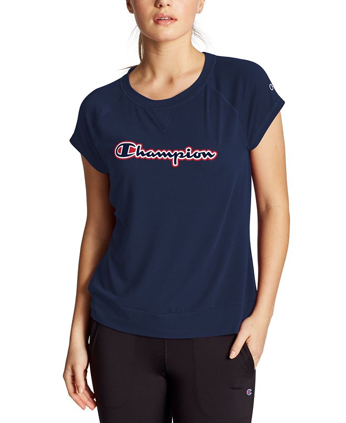 Champion Women's Phys Ed Logo T-Shirt - Macy's
