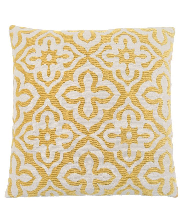 Monarch Specialties 18" x 18" Motif Design Pillow - Macy's