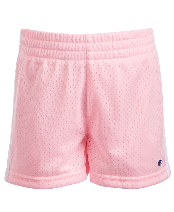 Champion Big Girls Striped Mesh Shorts - Macy's