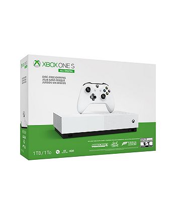 Xbox Microsoft - One S 1TB All-Digital Edition Console (Disc-free ...