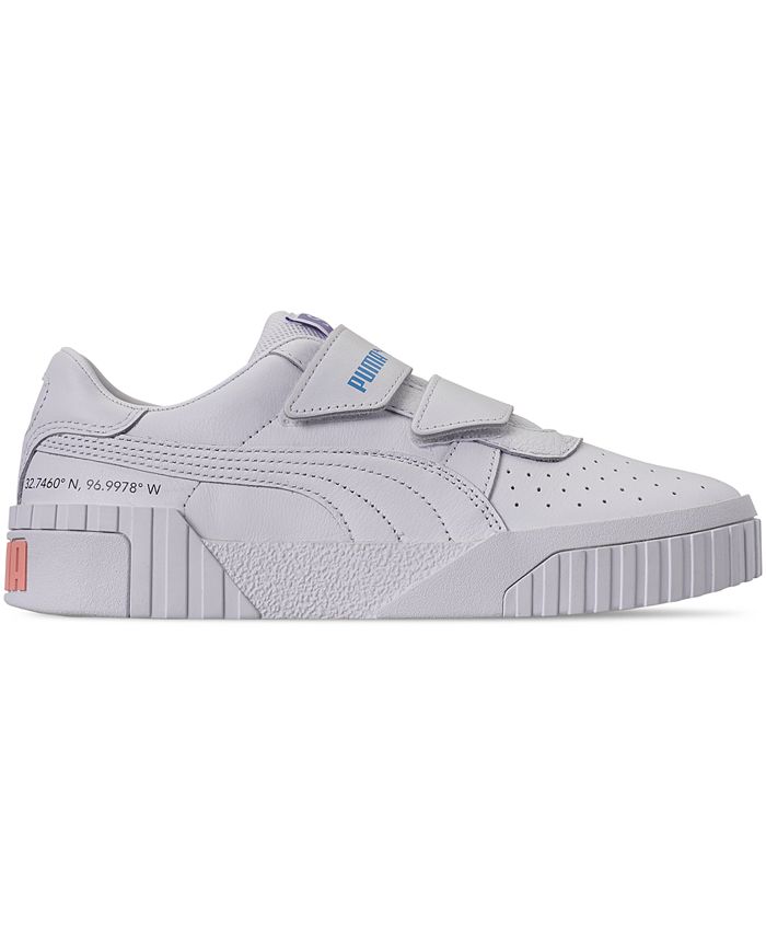 Puma Women's Cali Velcro Casual Sneakers from Finish Line - Macy's