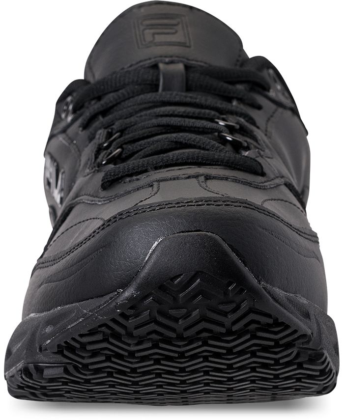 Fila Men's Memory Workshift Slip Resistant Wide Width Work Sneakers ...