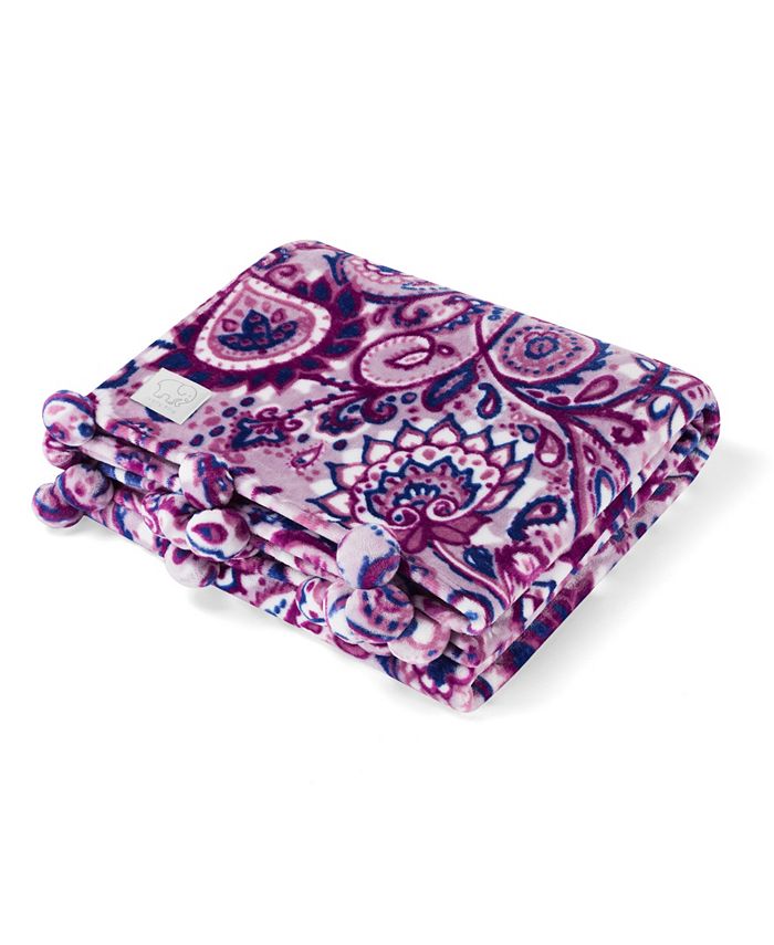 Ivory Ella Carina Ultra Soft Plush Throw - Macy's