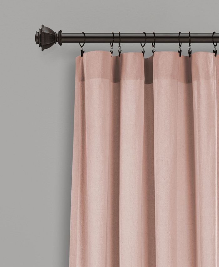 Lush Décor Chenille Chevron 84"x40" Window Panel Set - Macy's