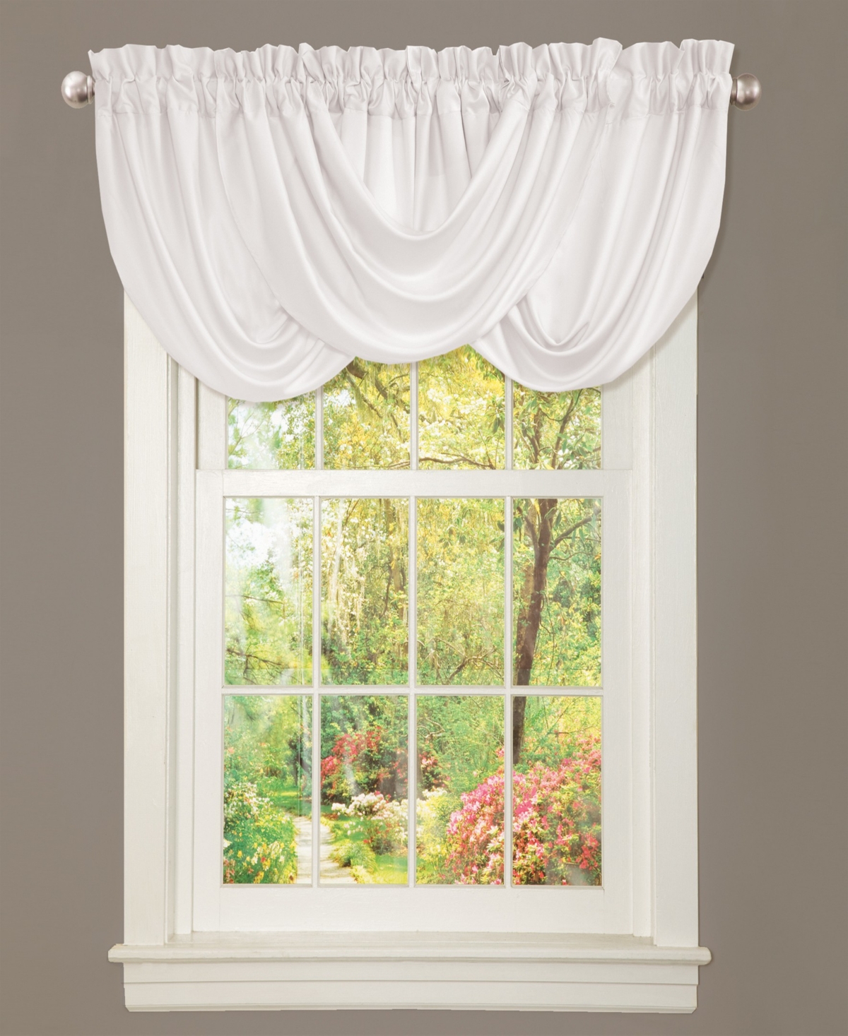 Click here for Lucia 18x42 Single Valance - White prices