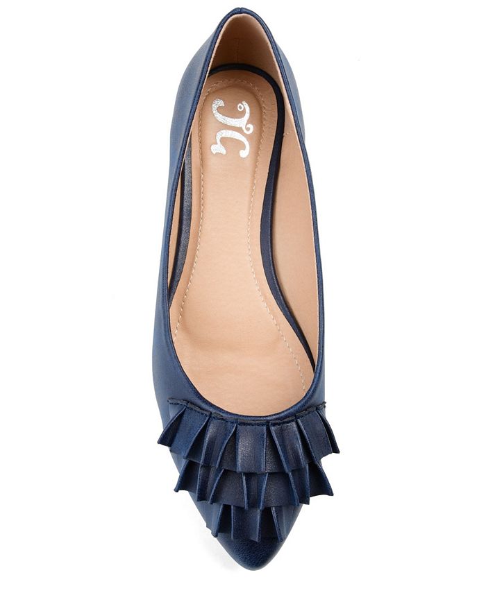 Journee Collection Women's Judy Ruffled Ballet Flats - Macy's