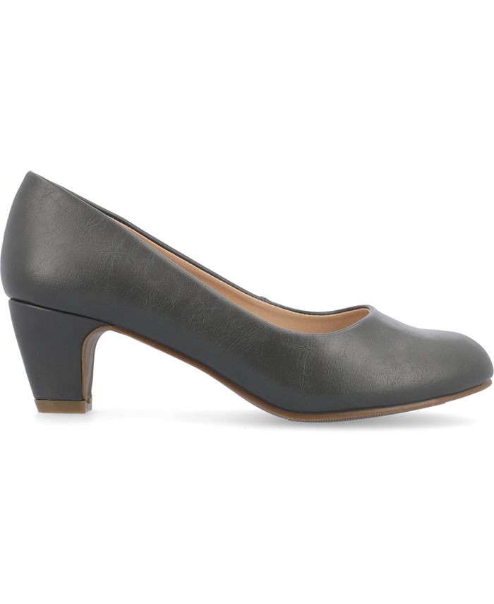 Journee Collection Women's Luu Round Toe Pumps - Macy's