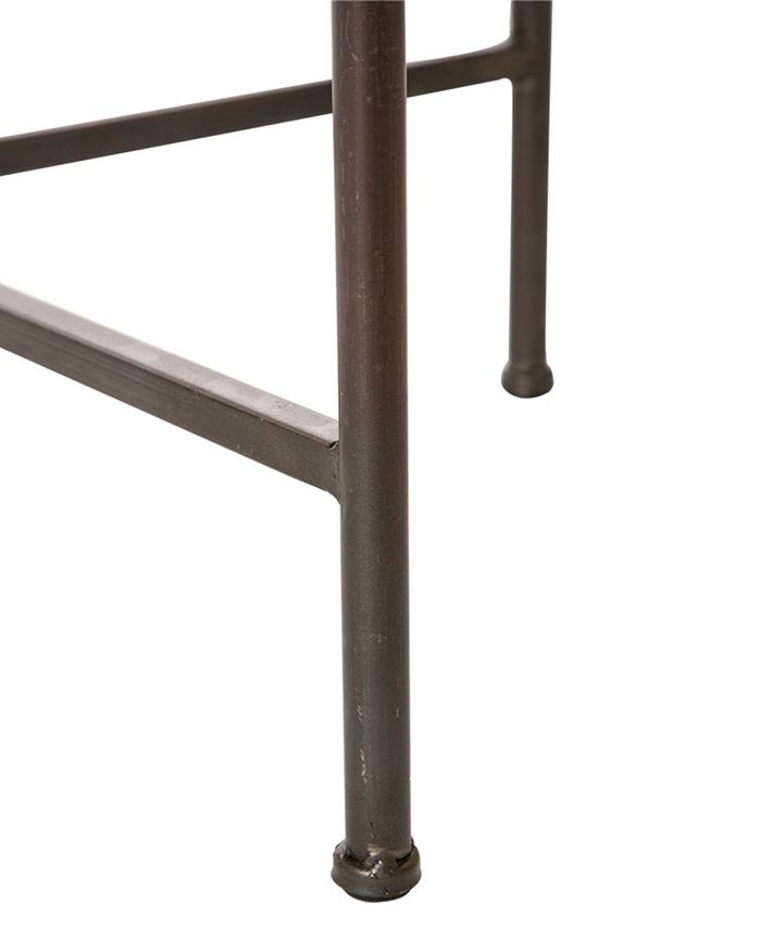 Glitzhome Farmhouse Galvanized Serving Table - Macy's
