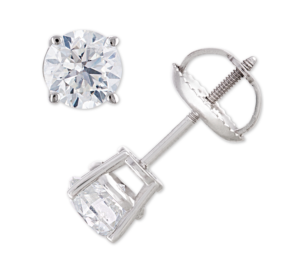 Click here for Diamond Stud Earrings (1 ct. t.w.) in 14k Gold or... prices