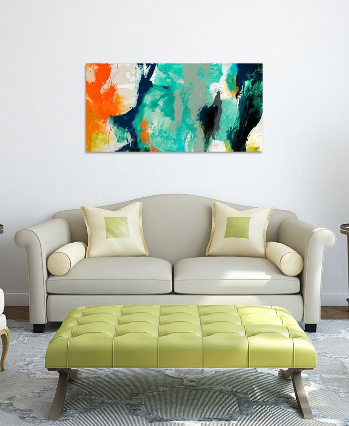 Empire Art Direct 'Tidal Abstract 2' Frameless Free Floating Tempered ... Empire Art Direct 'Tidal Abstract 2' Frameless Free Floating Tempered ...