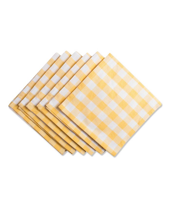 Design Imports Checkers Napkin, Set of 6 - Macy's