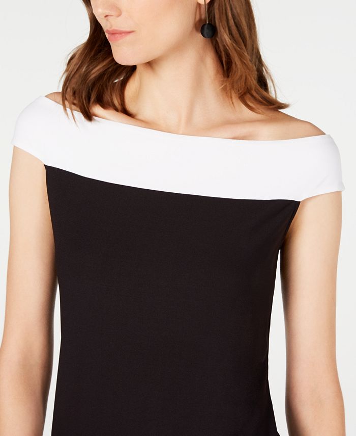 Inc International Concepts Inc Colorblocked Off The Shoulder Top