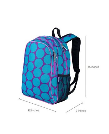 Wildkin Big Dot Aqua 15" Backpack - Macy's