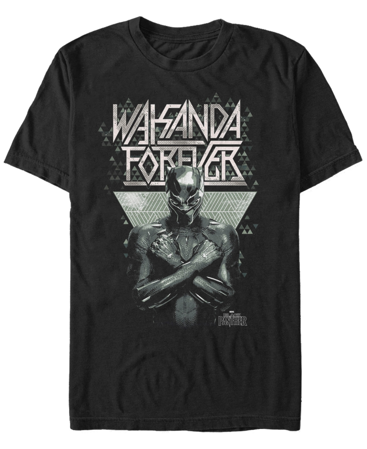Click here for Marvel Mens Black Panther Geometric Panther Foreve... prices