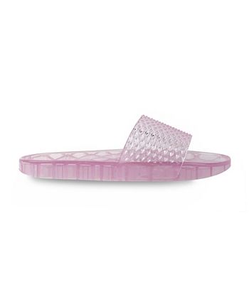 Olivia Miller Clearwater Jelly Pool Slide Sandals - Macy's