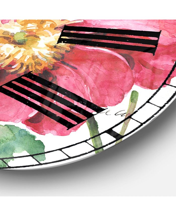 Designart Cabin and Lodge Oversized Metal Wall Clock - Macy's