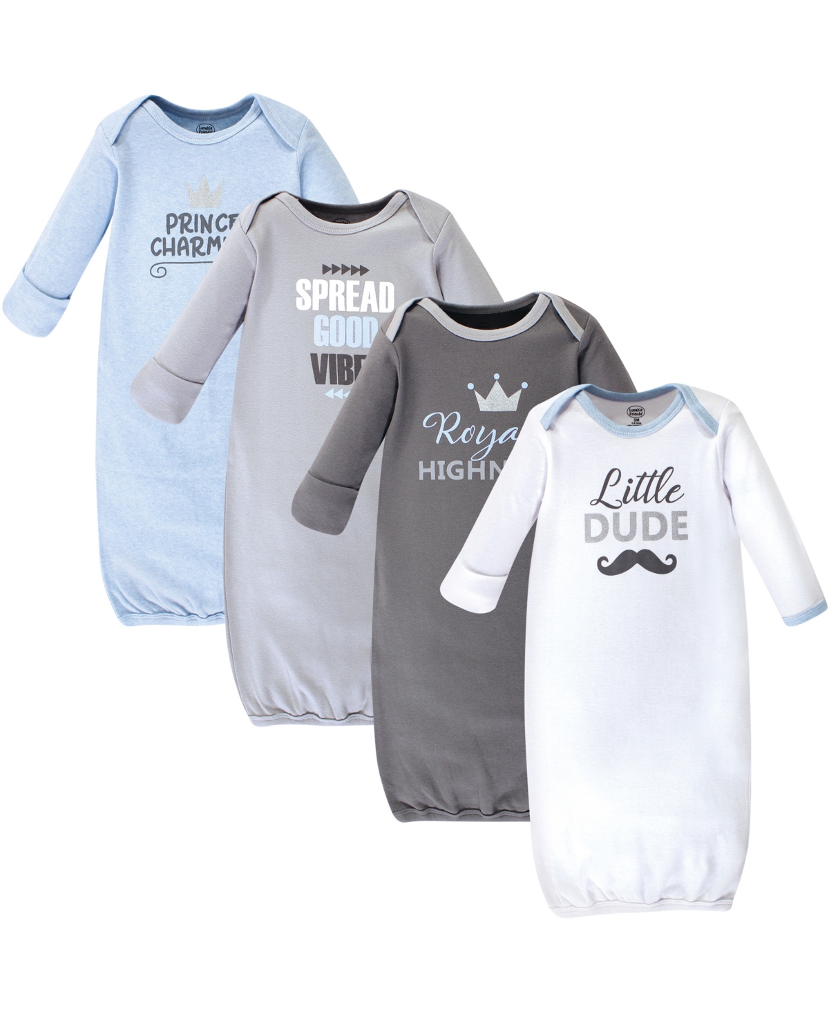 Click here for Luvable Friends Baby Boys Four Pack of Interlock F... prices