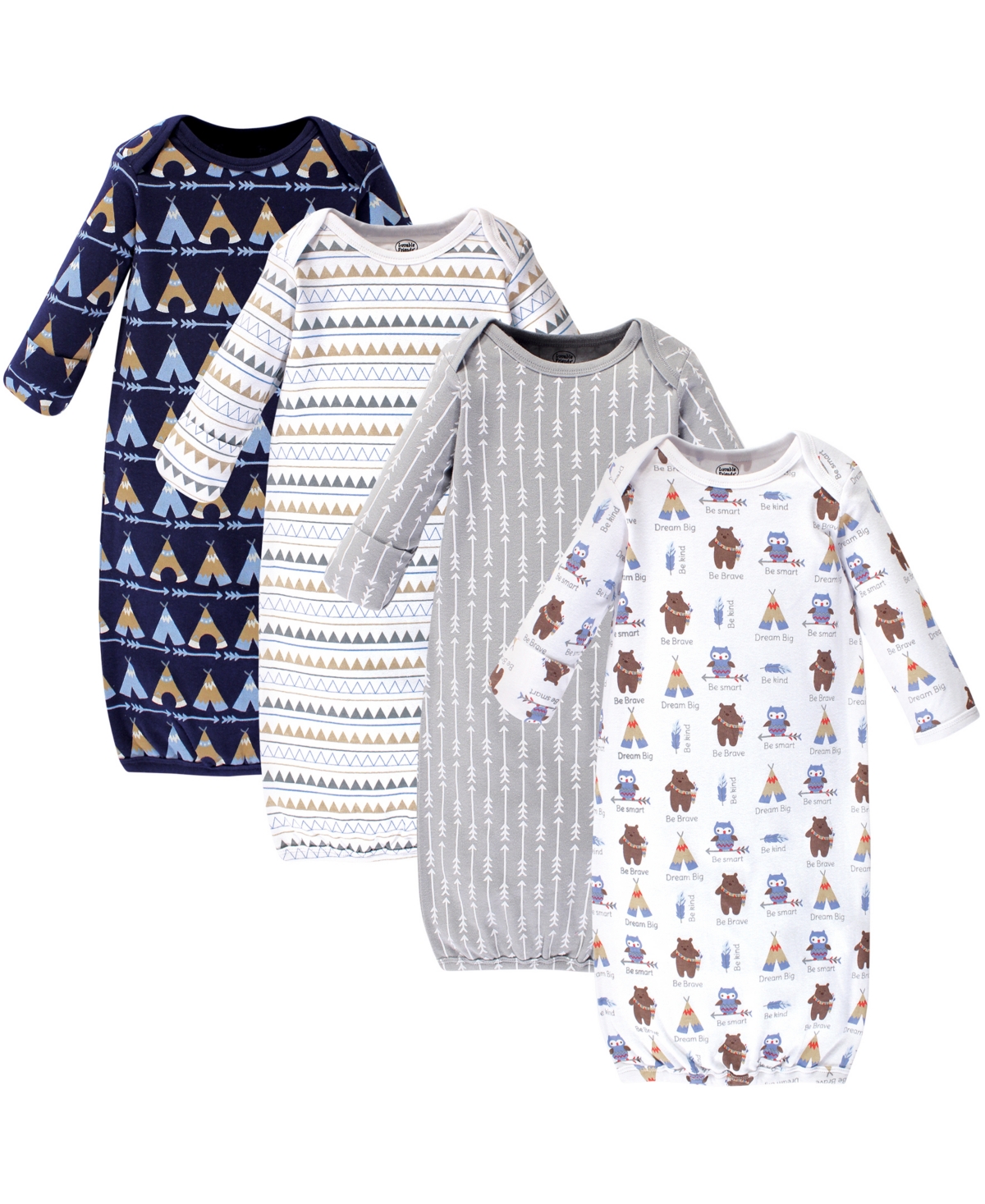 Click here for Luvable Friends Baby Boys Four Pack of Interlock F... prices