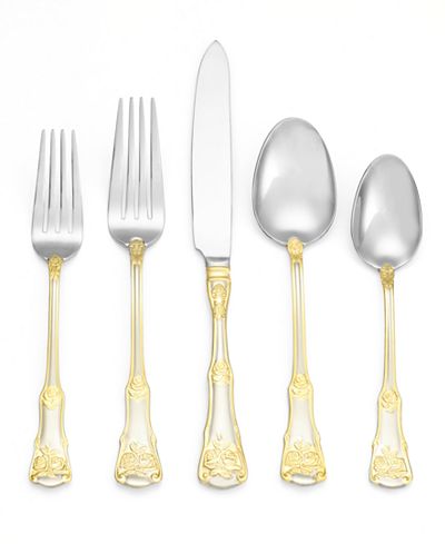 Royal Albert Flatware 18/10, Old Country Roses 65 Pc Set, Service for ...